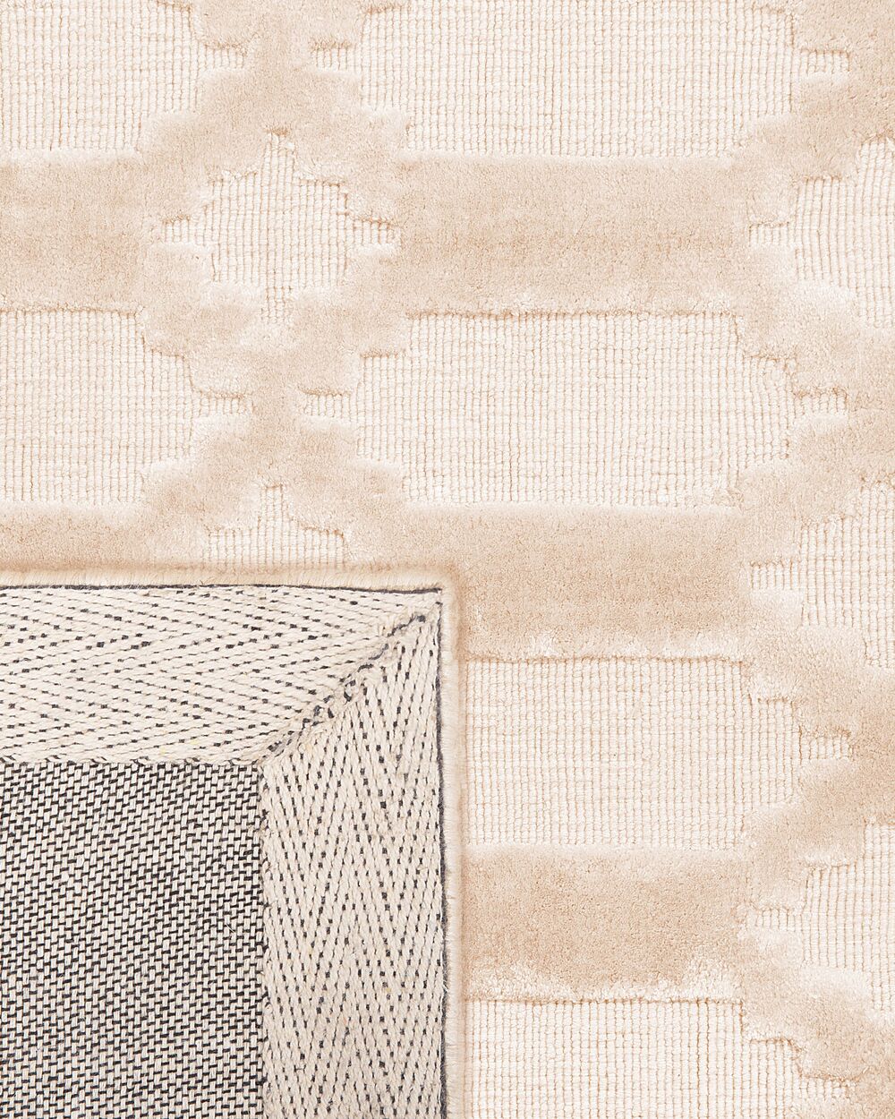 Teppich beige 140 x 200 cm Kurzflor CIZRE | Beliani.ch