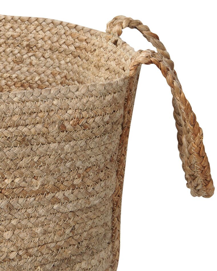 Set of 2 Jute Baskets Natural KORNAK | Beliani.co.uk