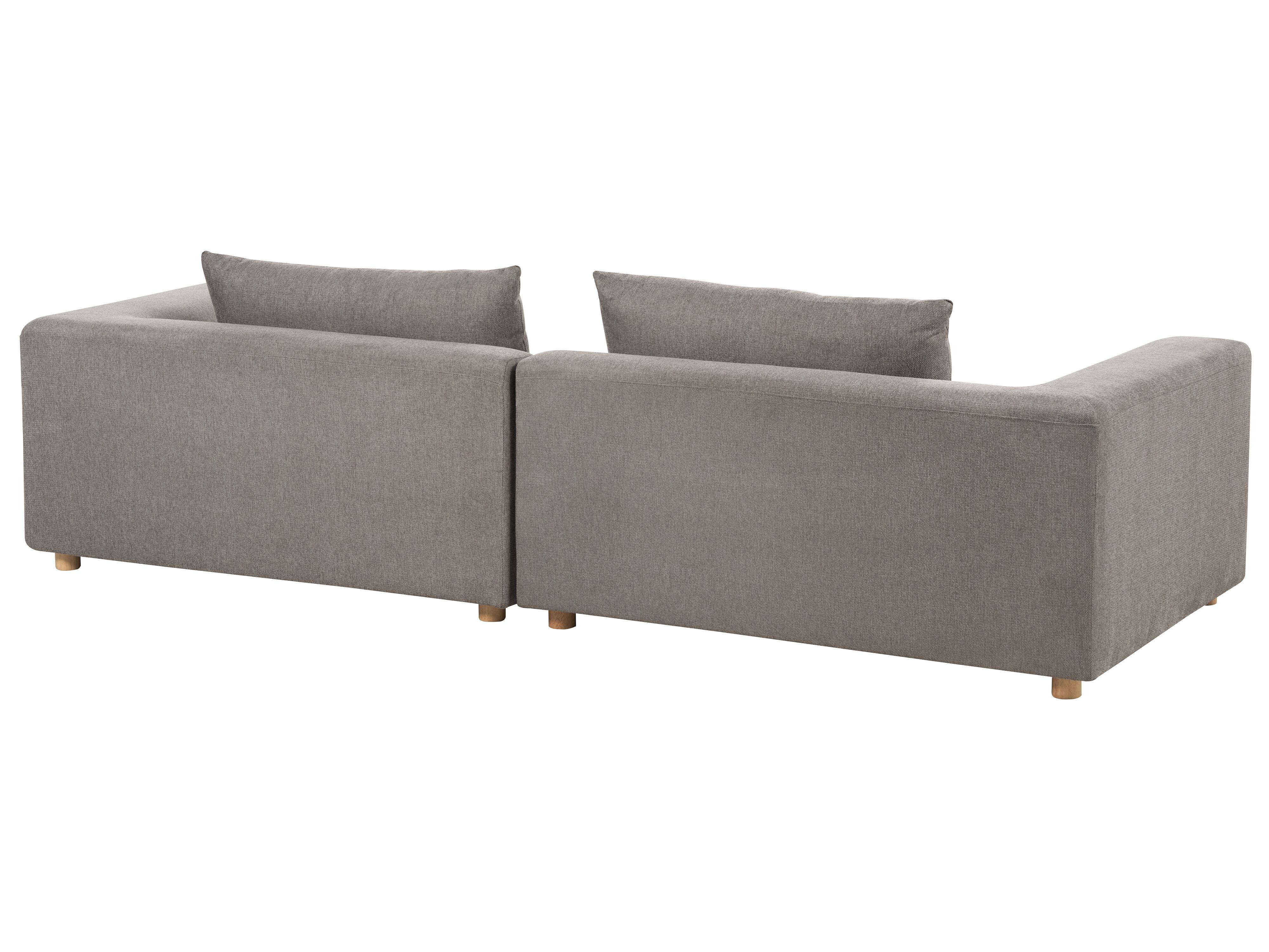 3 Seater Sofa Brown LERMON | Beliani.co.uk