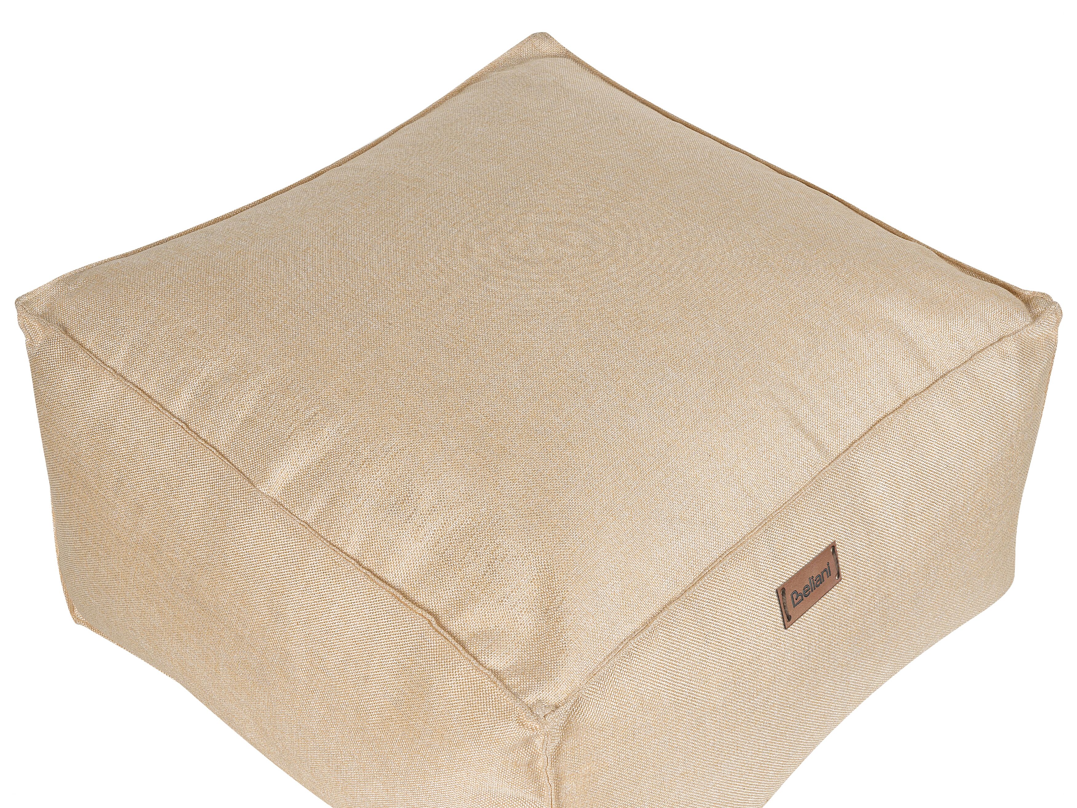 Pouffe Beige MUKKI | Beliani.co.uk