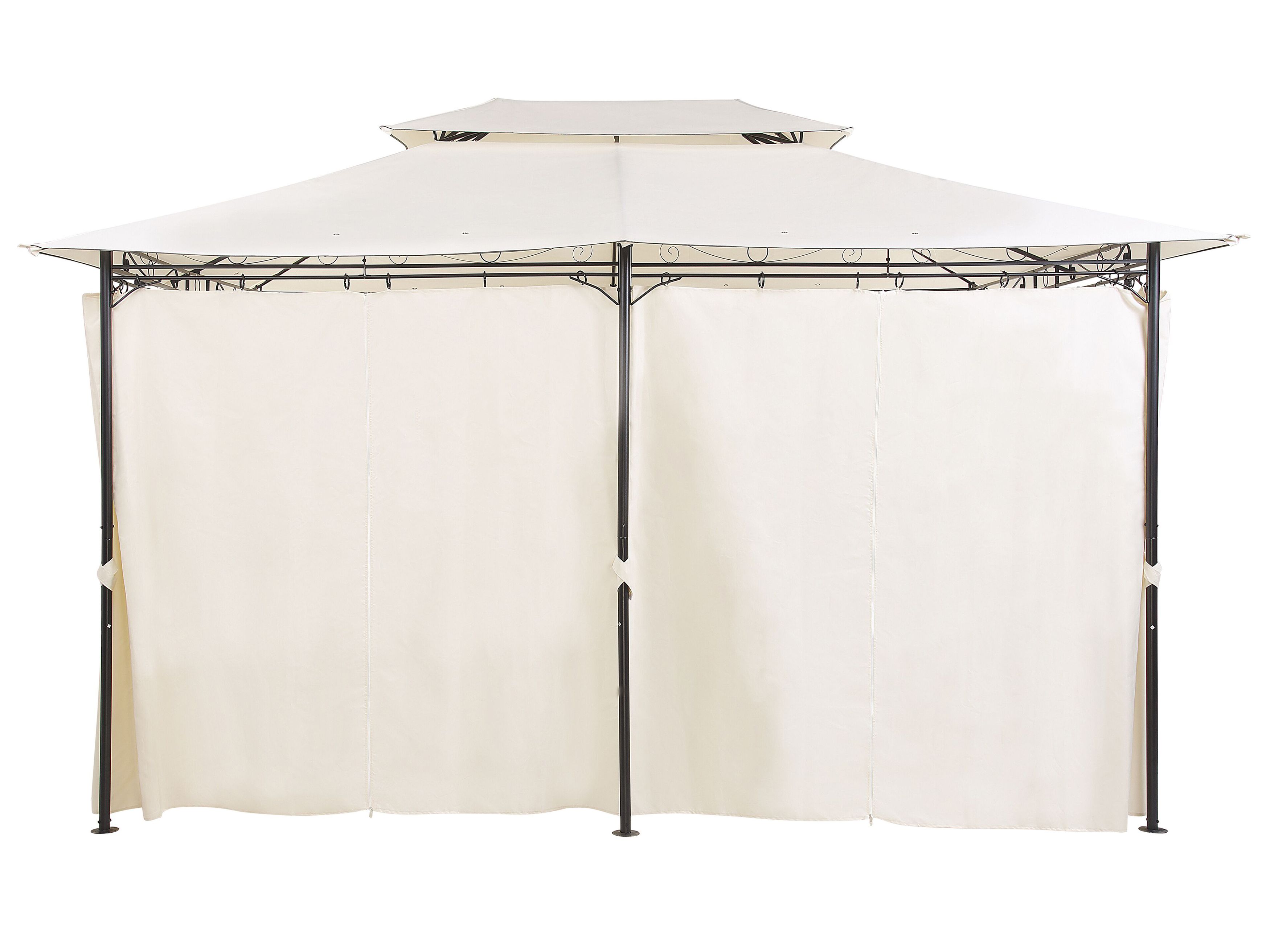 Gazebo 300 x 400 cm Beige COLOS | Beliani.co.uk