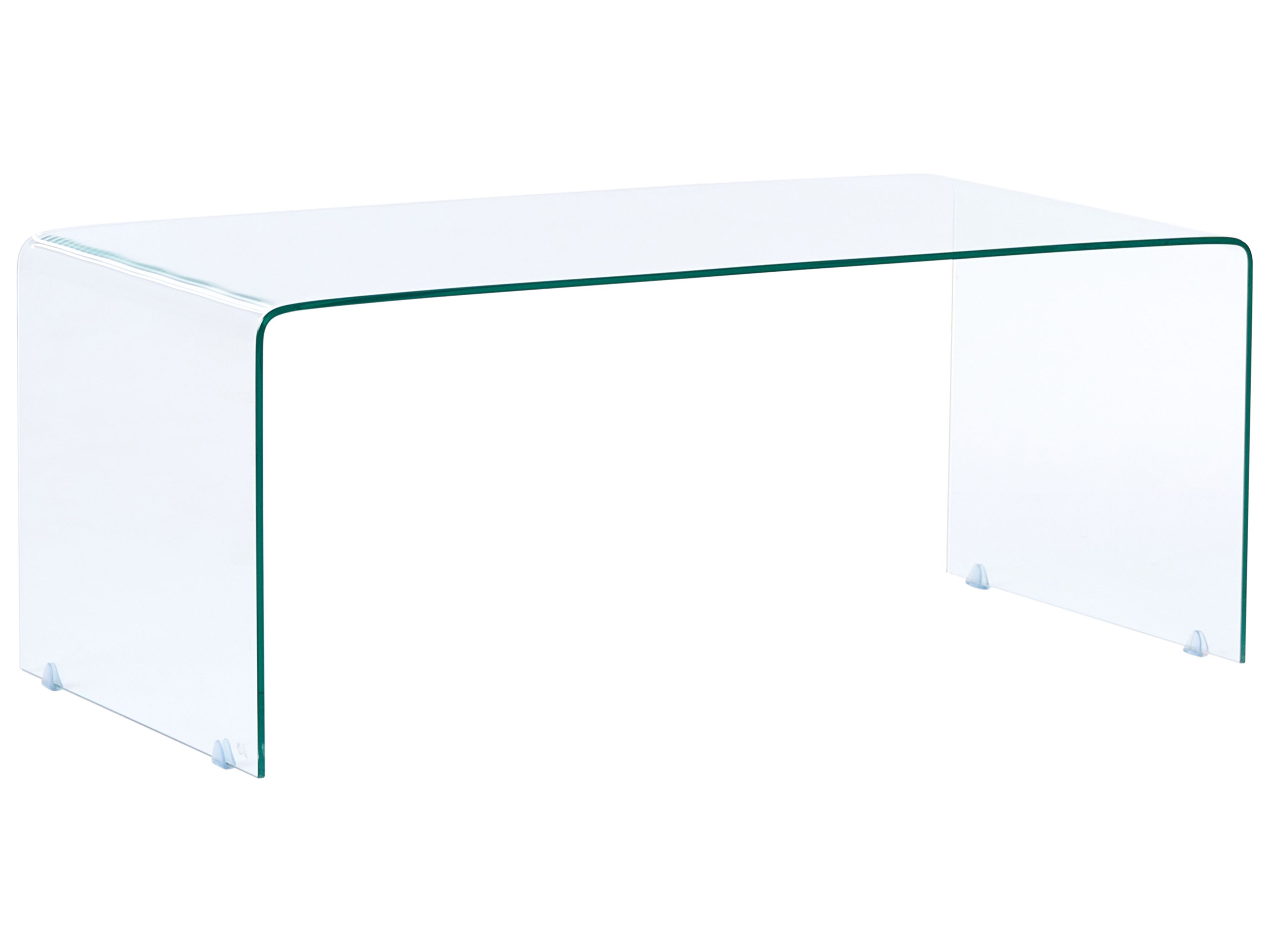 Glass Coffee Table Transparent KENDALL | Beliani.co.uk