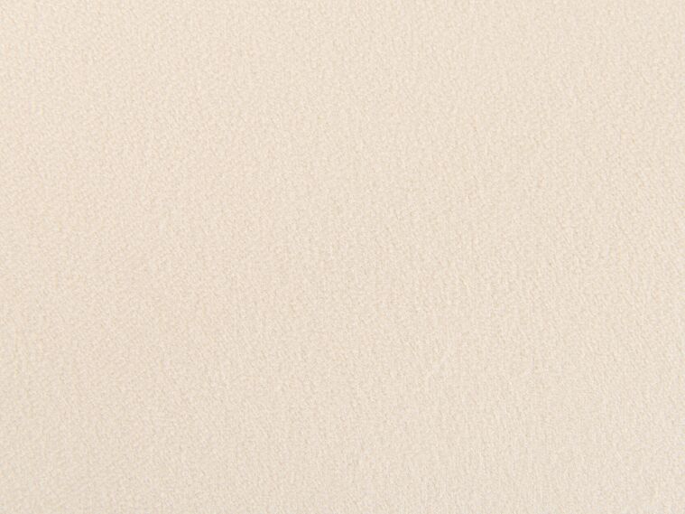 Pouf velluto beige ⌀ 48 cm LOUIN | Beliani.it