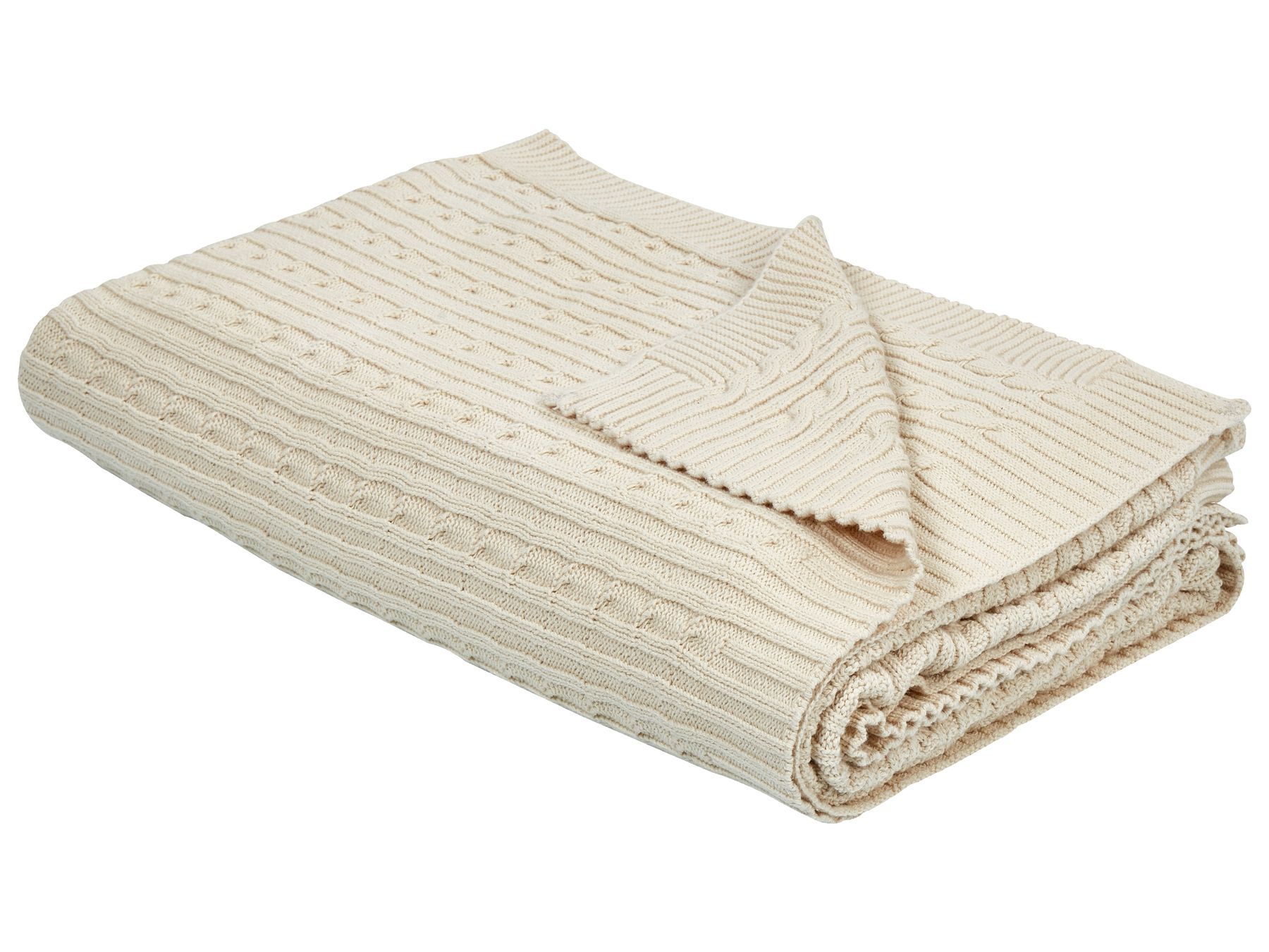 Decke beige 110 x 180 cm ANAMUR | Beliani.de