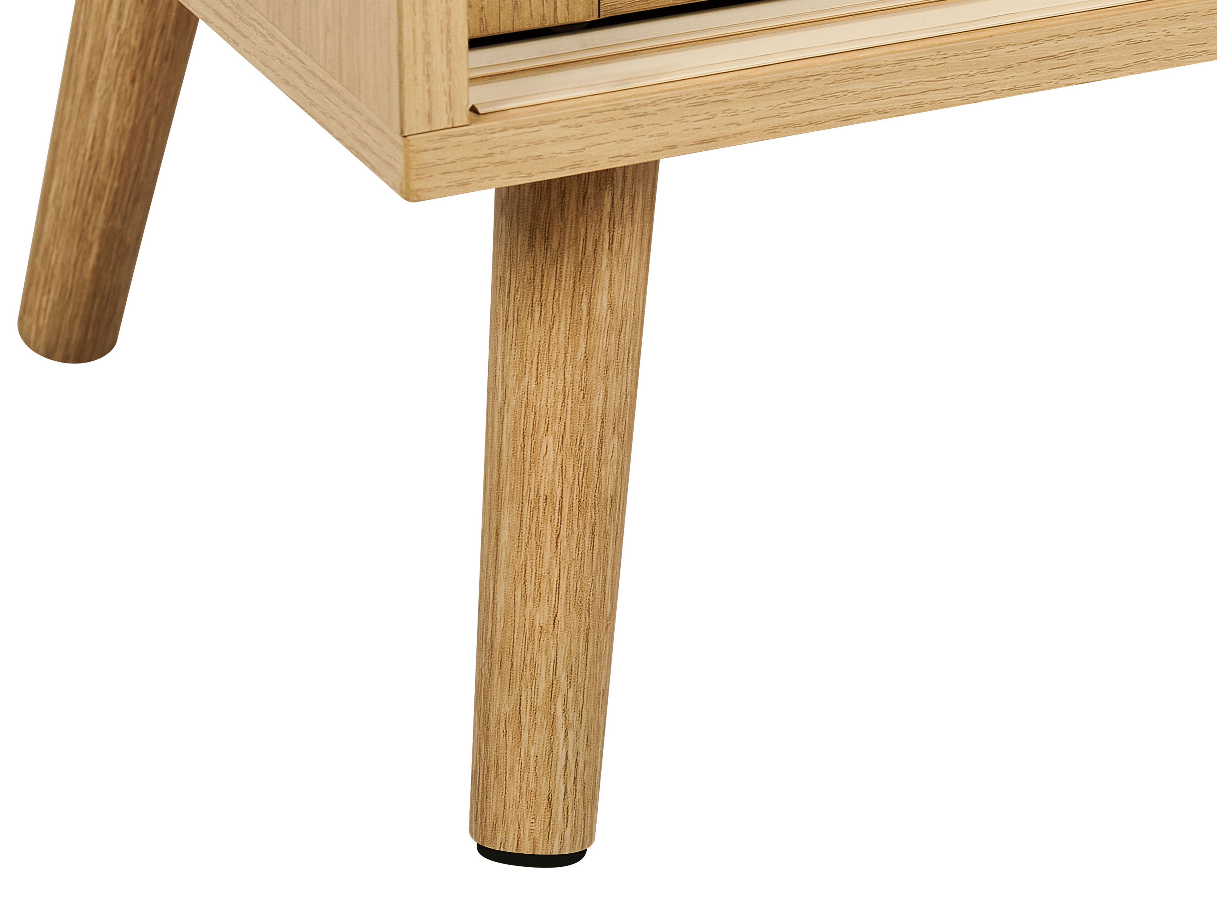 Senkki 2 ovea vaalea puu HODGEN | Beliani.fi