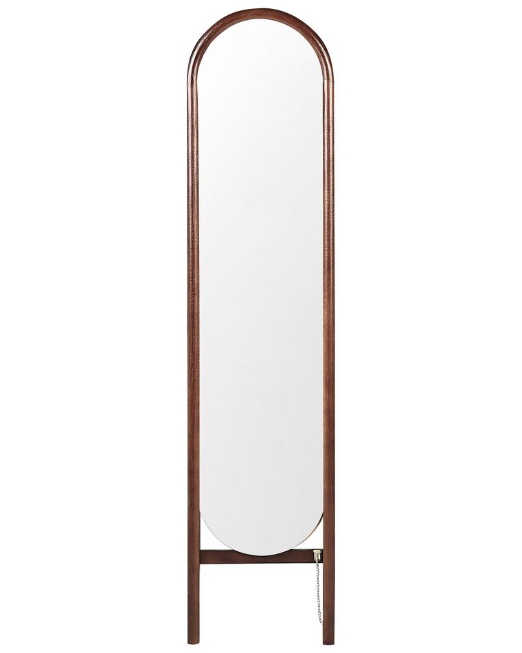 Staande spiegel 30 x 150 cm donker hout CHELLES | Gratis Levering
