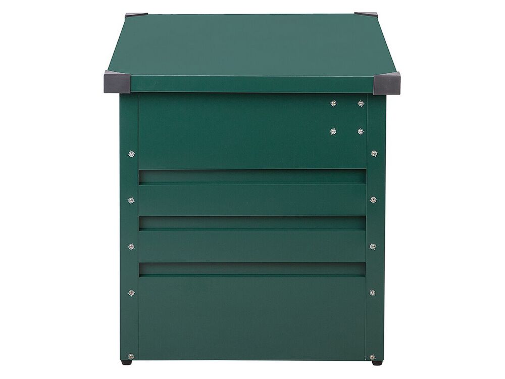 Garden Storage Box 132 x 62 cm Green CEBROSA | Beliani.co.uk