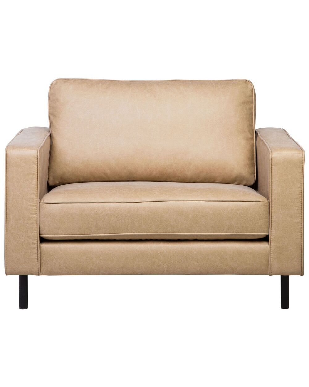 Sessel Lederoptik beige SAVALEN | Beliani.de