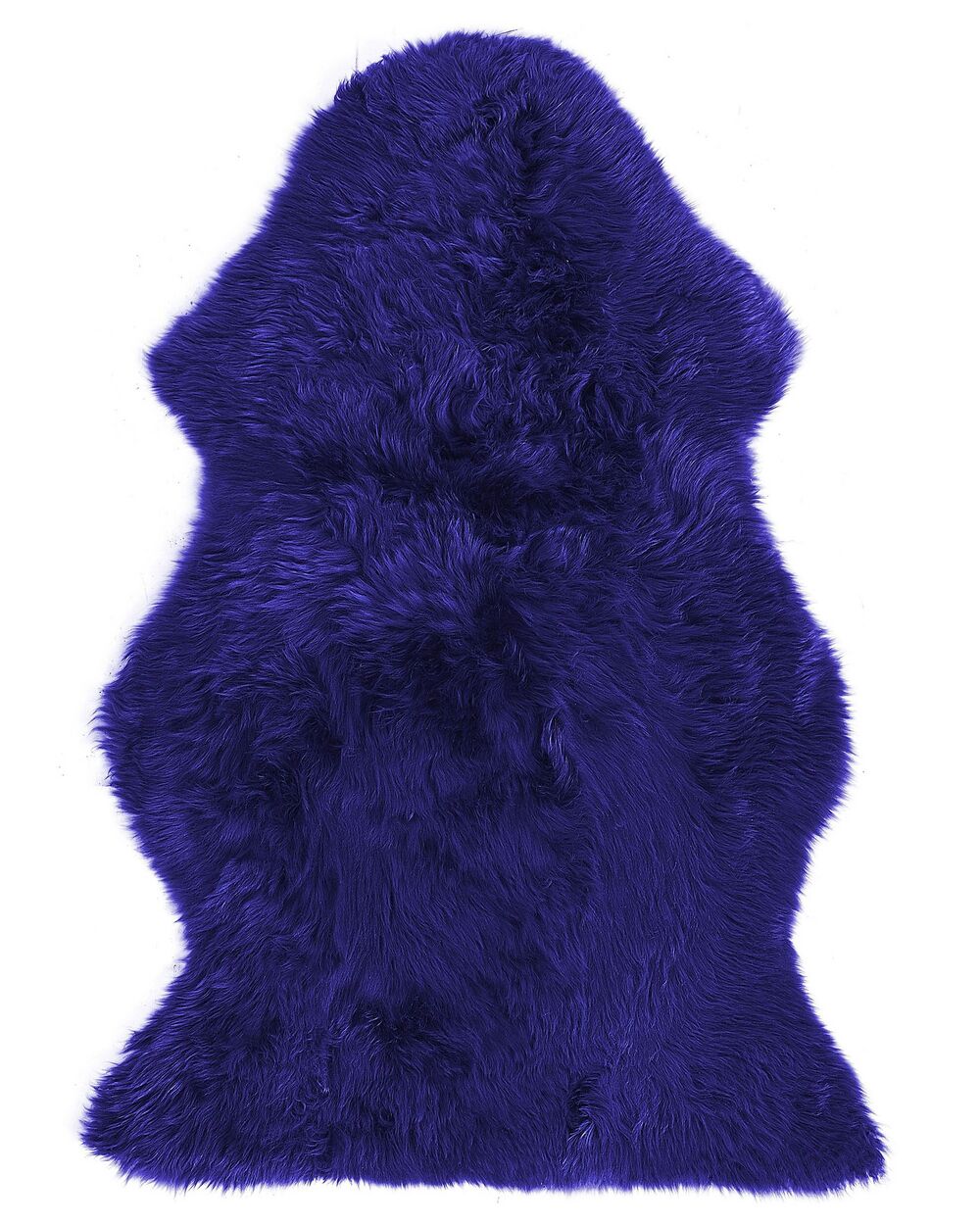 Sheepskin Rug Navy Blue ULURU | Beliani.co.uk
