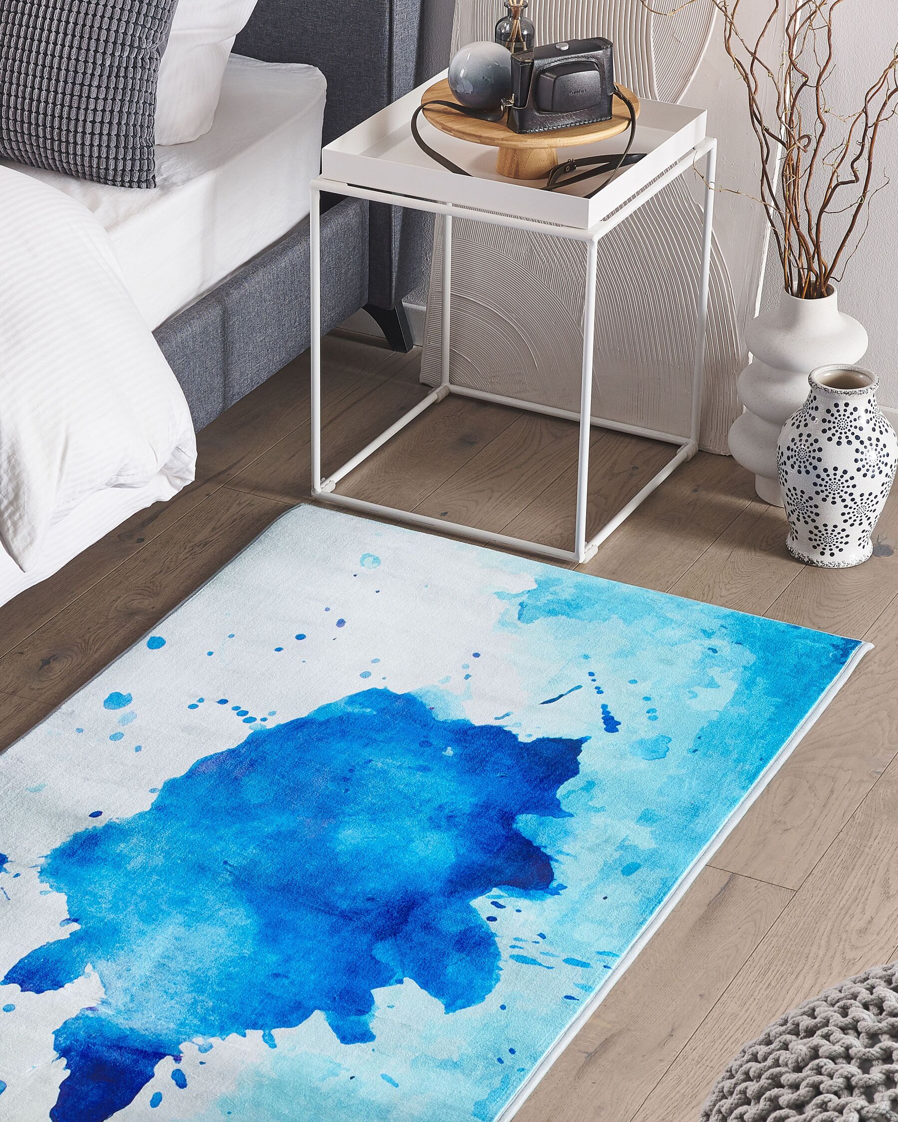 Tappeto blu 80 x 150 cm ODALAR | Beliani.it