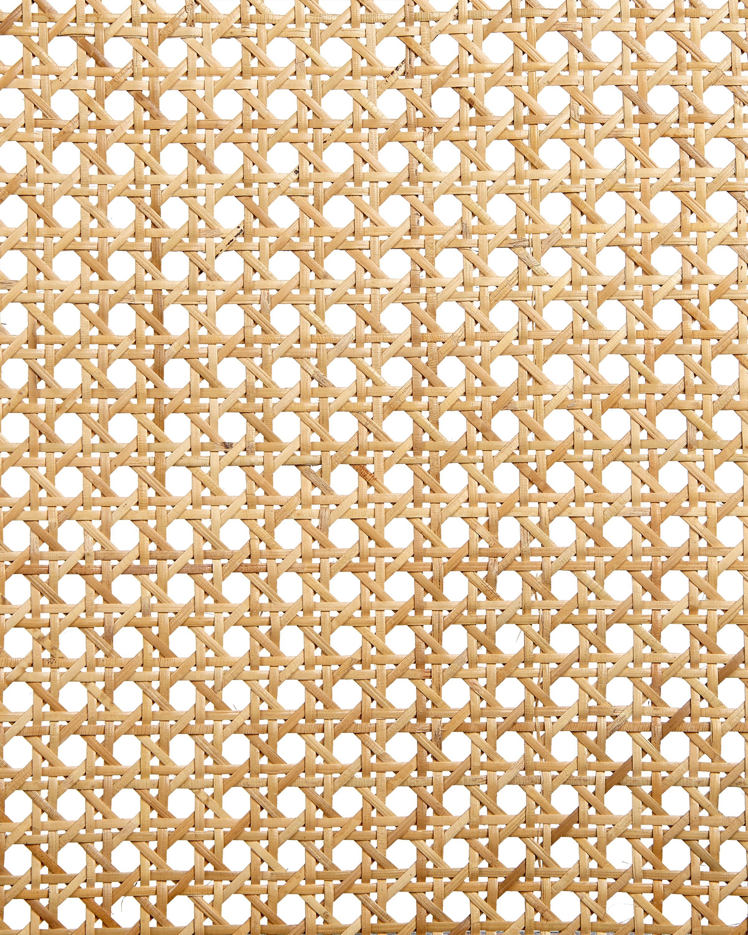 Wooden Chair with Rattan Braid Light Wood and Black WESTBROOK | Beliani ...