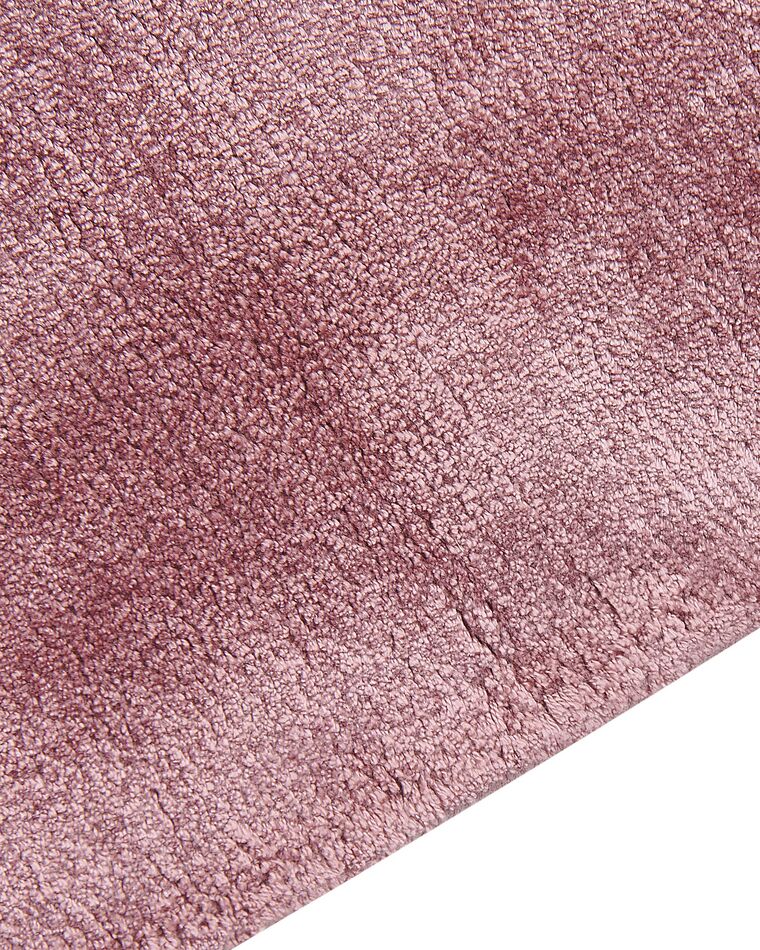 Viscose Area Rug 160 x 230 cm Pink GESI II | Beliani.co.uk
