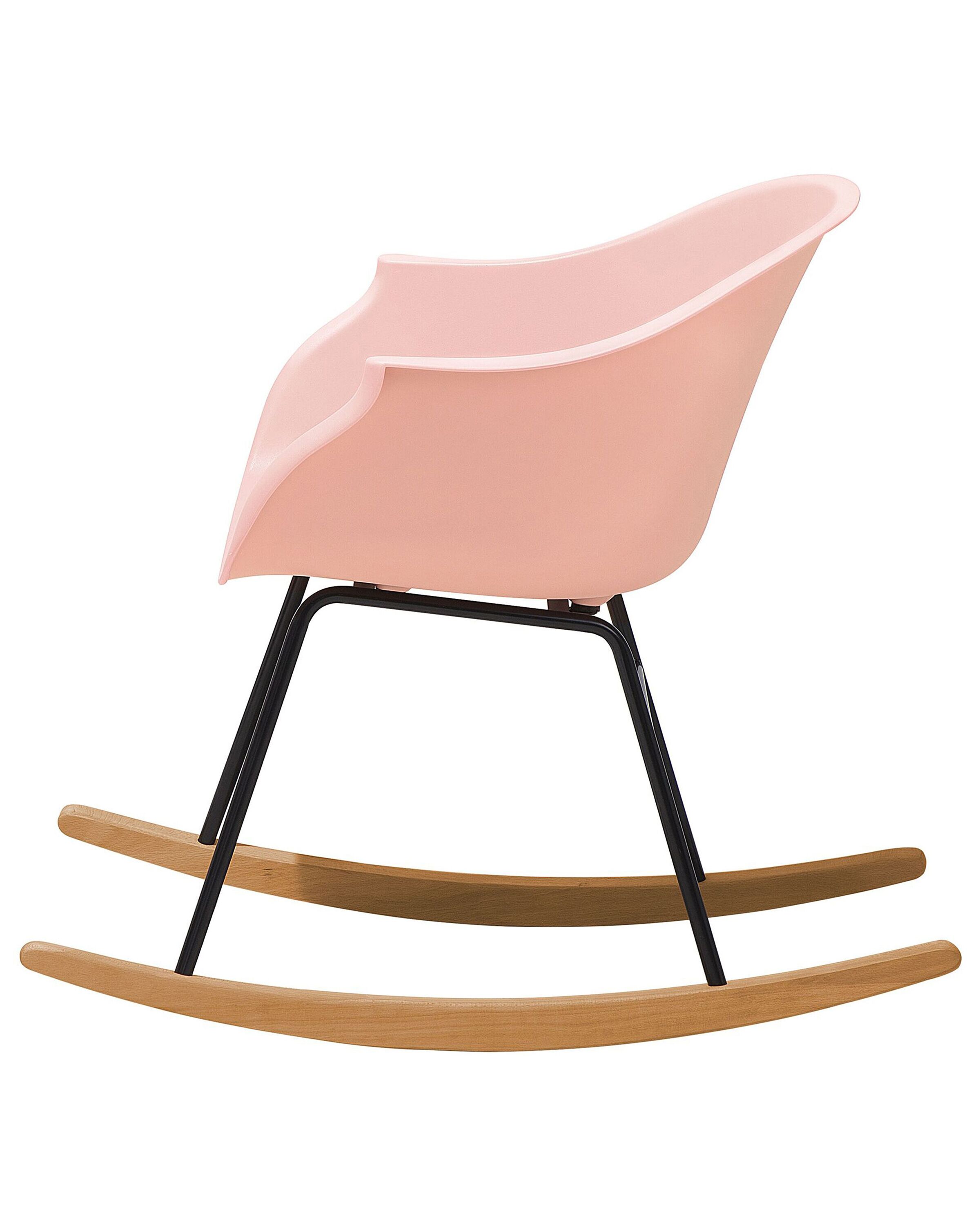 Rocking Chair Pink HARMONY | Beliani.co.uk