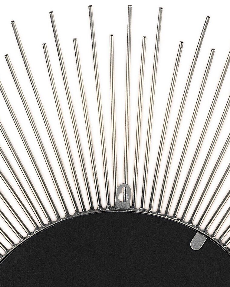 Seinäpeili metalli hopea ⌀ 80 cm CILLY | Beliani.fi