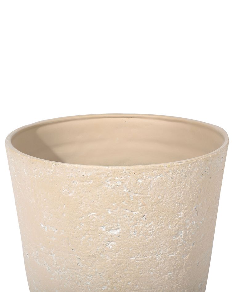 Pot de fleurs beige 43 x 43 x 60 cm CAMIA | Beliani.fr