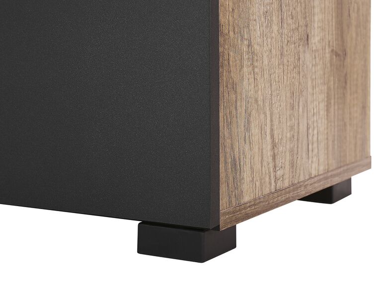 TV-Bord Sort/Lyst Træ STERLING | Beliani.dk