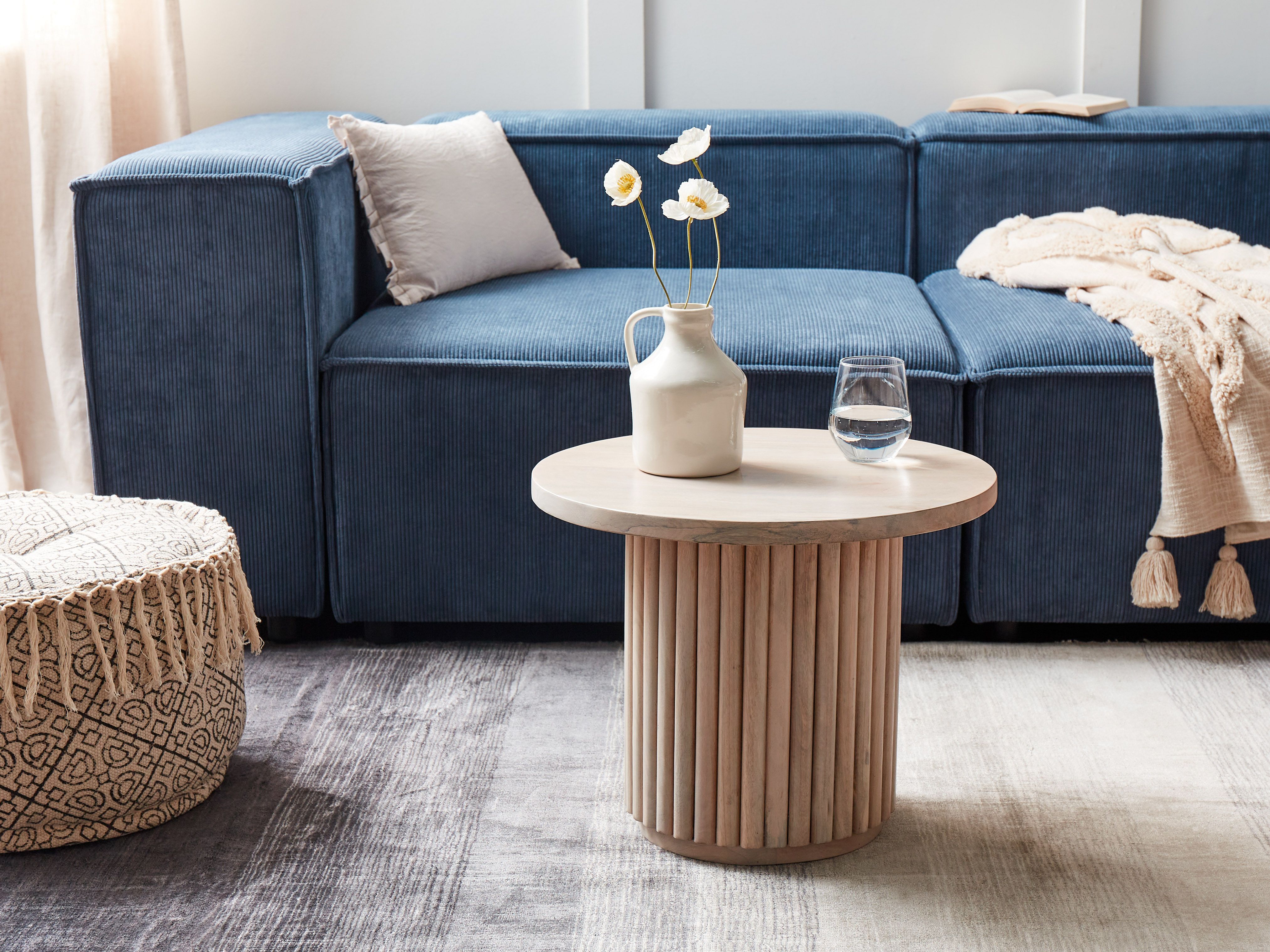 Mango Wood Coffee Table Light LEMONT | Beliani.co.uk