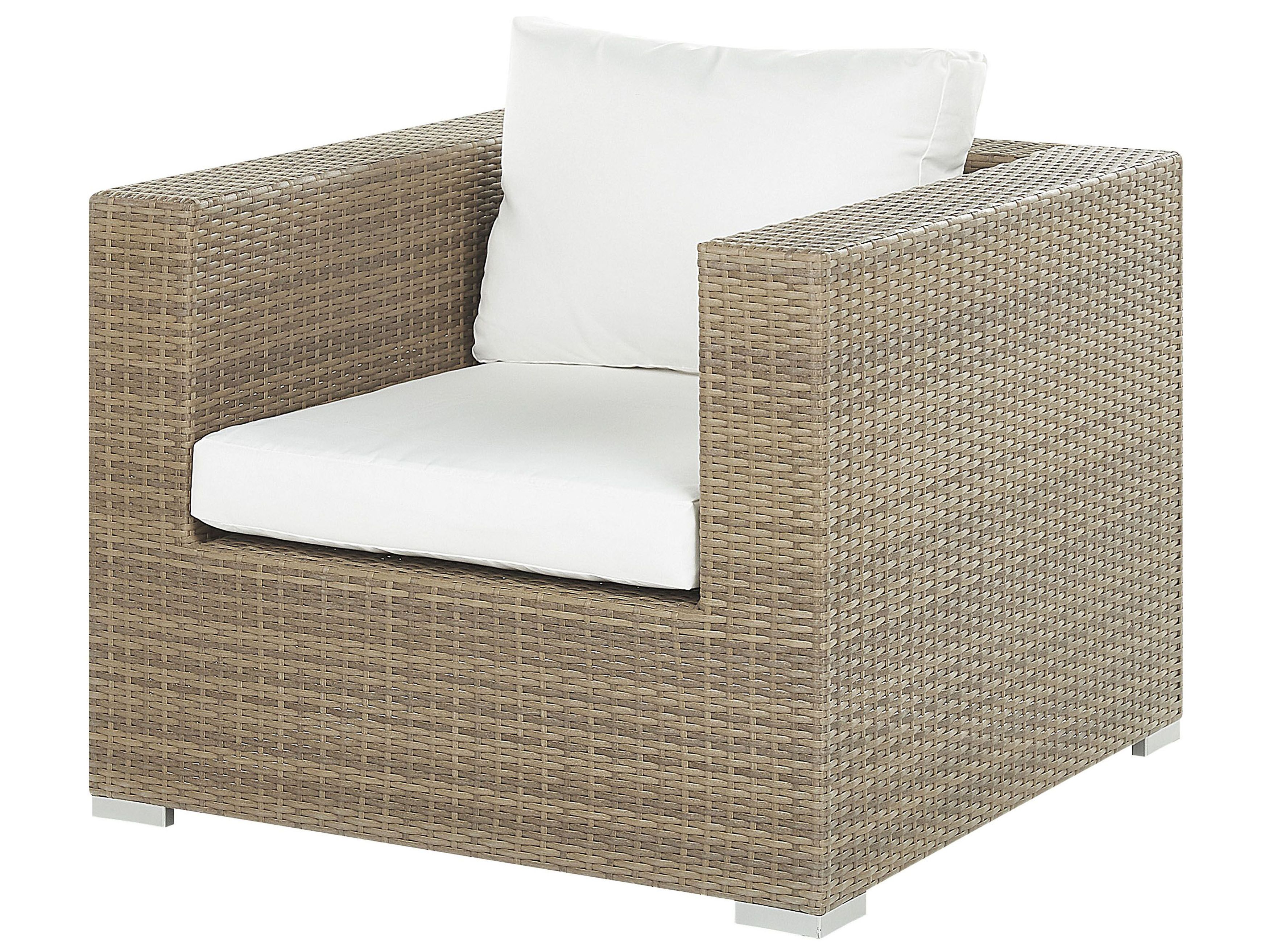 8 Seater PE Rattan Modular Garden Lounge Set Light Brown MAESTRO II ...