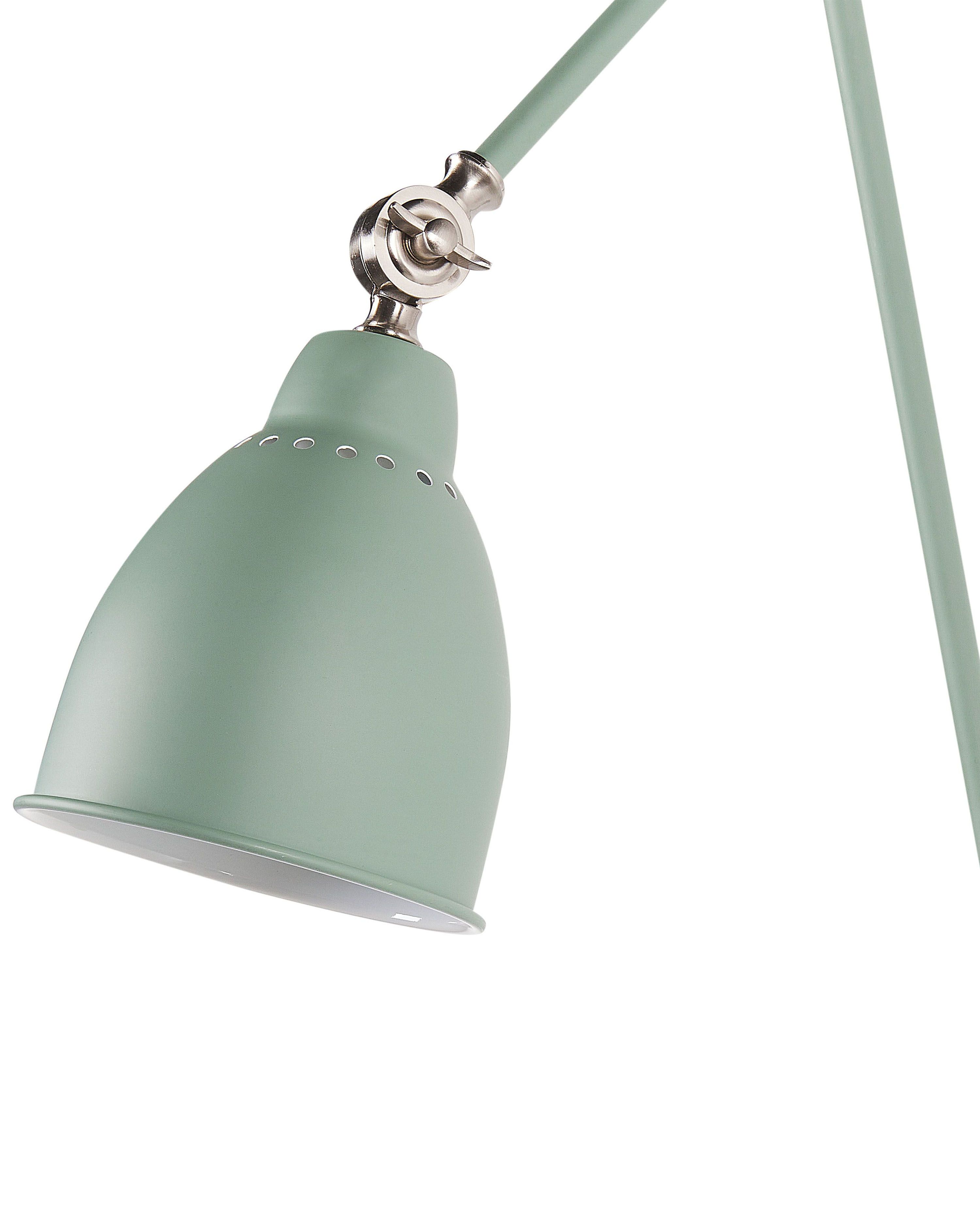 Candeeiro de parede em metal verde claro MISSISSIPPI L | Beliani.pt