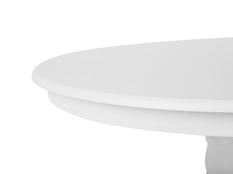 Round Dining Table ⌀ 100 cm White AKRON | Beliani.co.uk