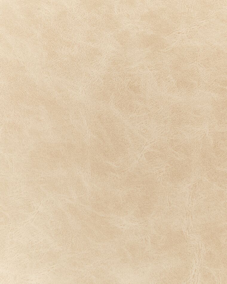 Set of 2 Faux Leather Bar Stools Beige MILROY | Beliani.co.uk