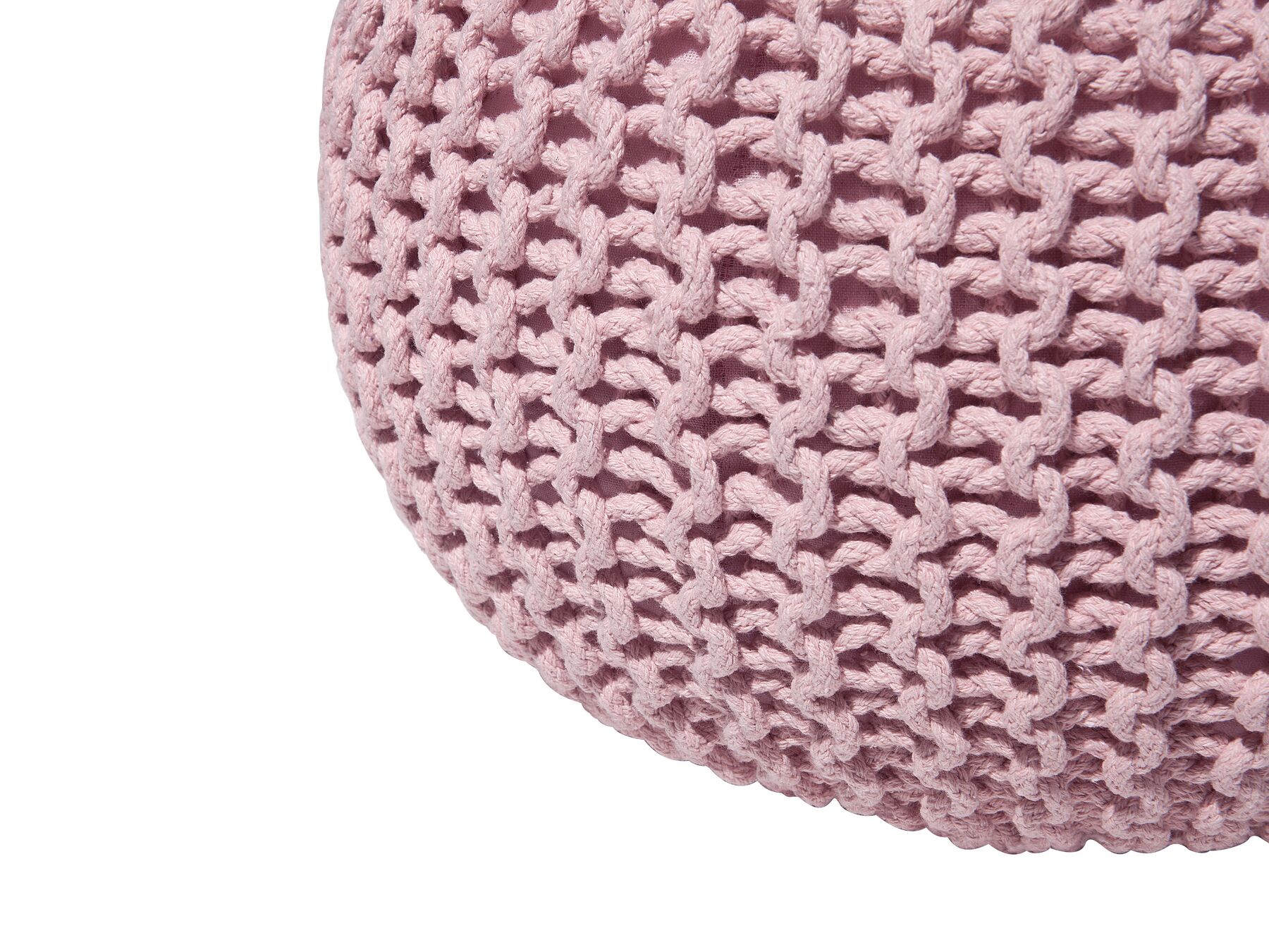 Pouffe Ottoman 50 x 35 cm Pink CONRAD | Beliani.co.uk