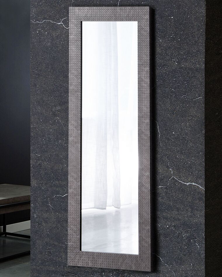 Wall Mirror 50 x 130 cm Black PLAISIR | Beliani.co.uk
