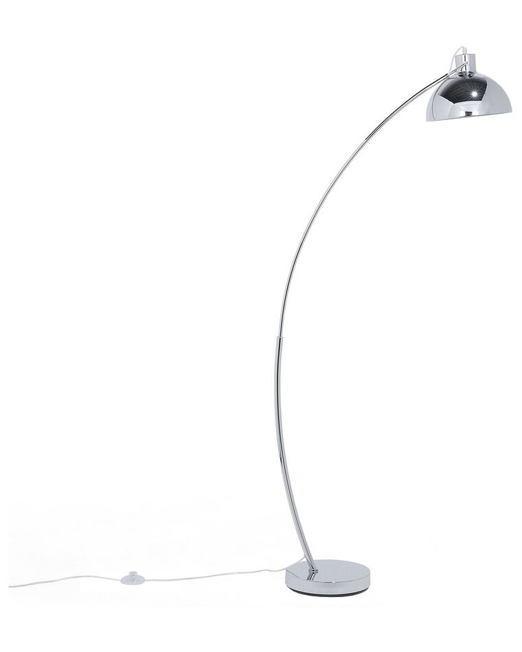 Staande lamp zilver DINTEL | Beliani.nl