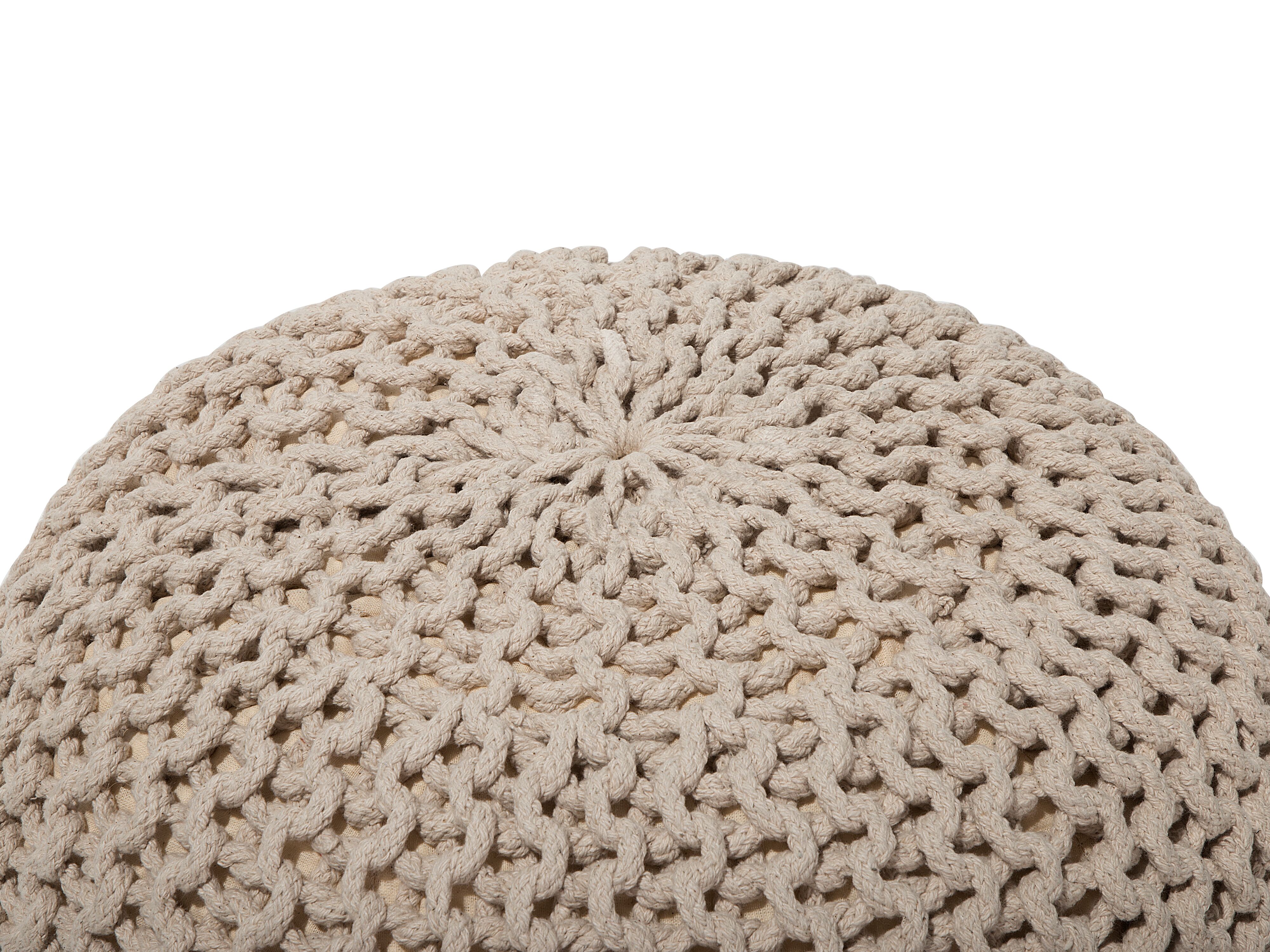 Poef beige CONRAD S | Beliani.nl