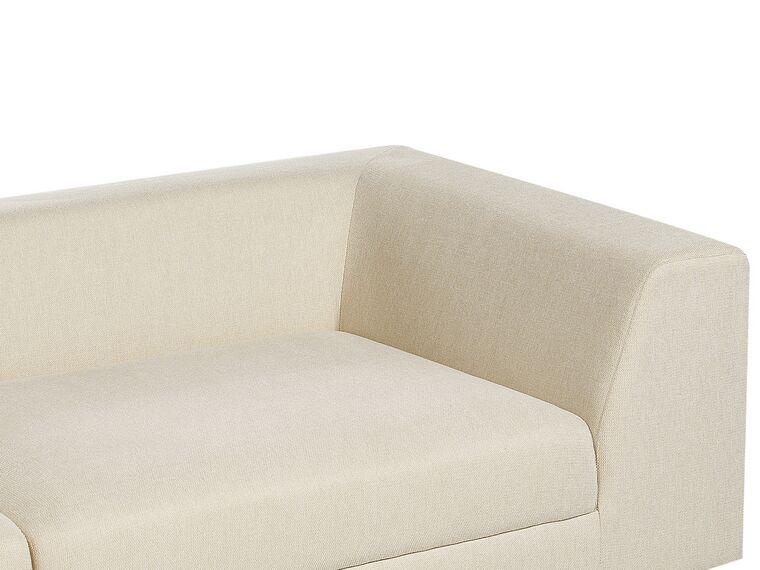 3 Seater Sofa Beige LERMON | Beliani.co.uk