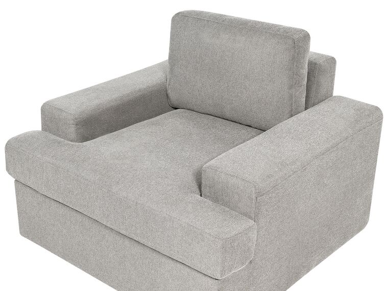 5 Seater Fabric Living Room Set Light Grey ALLA | Beliani.co.uk