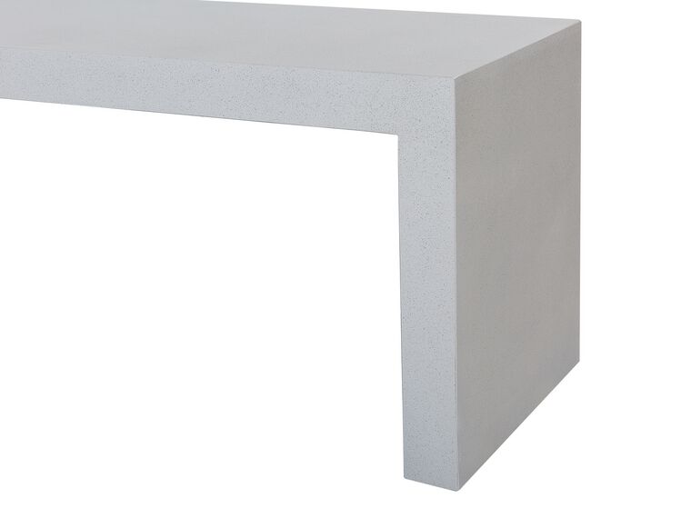 Concrete Outdoor Bench White TARANTO | Beliani.co.uk