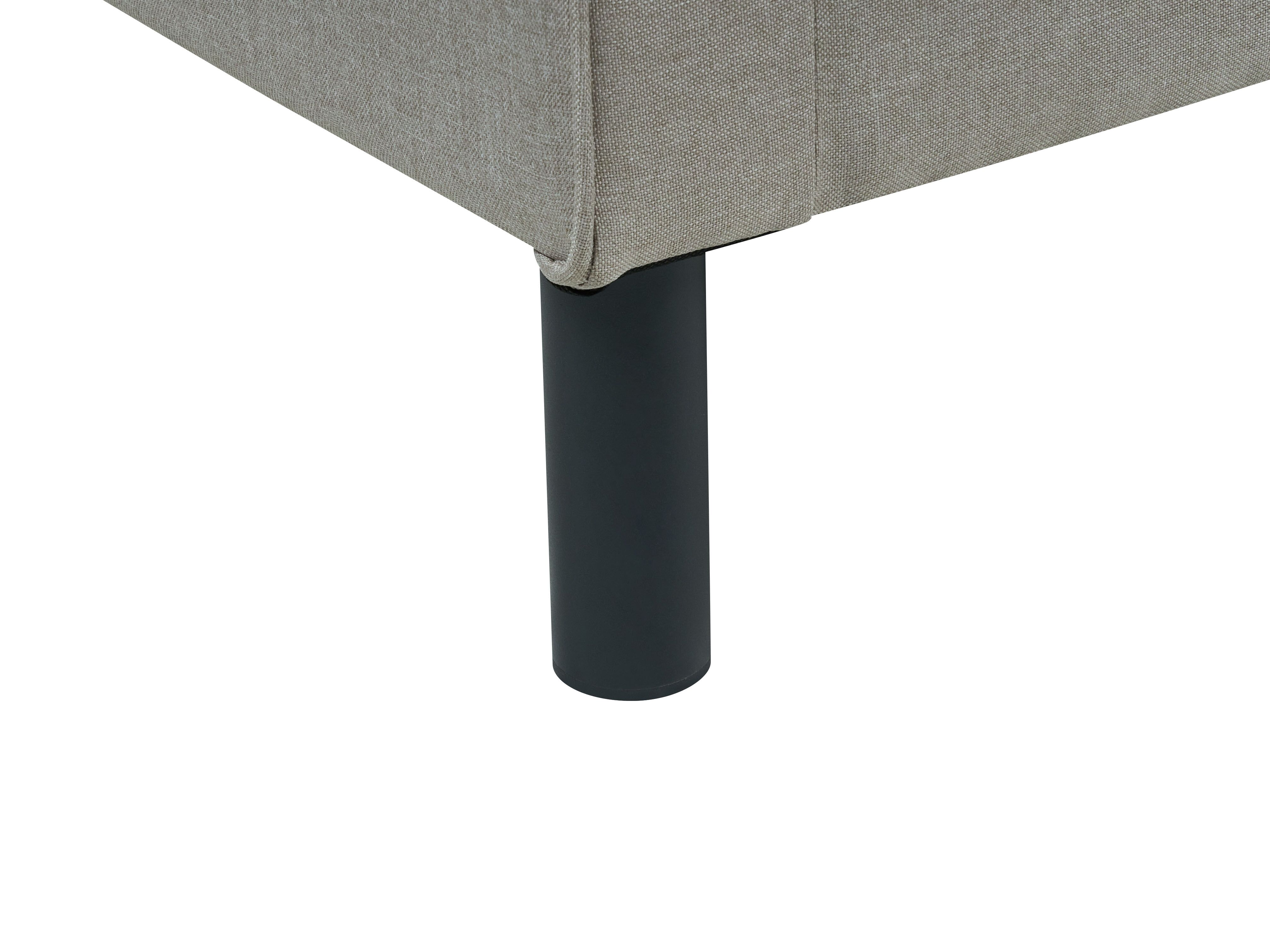 3-istuttava sohva kangas vaaleanharmaa FENSTAD | Beliani.fi