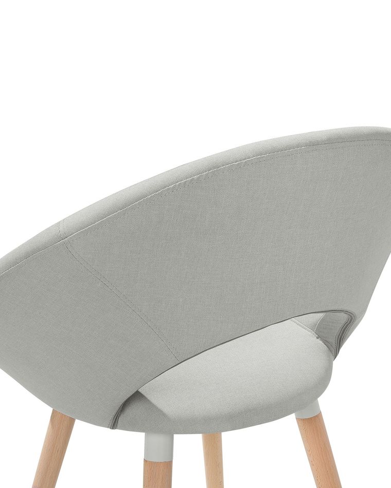 Stol lys grå 2 stk ROSLYN | Beliani.no