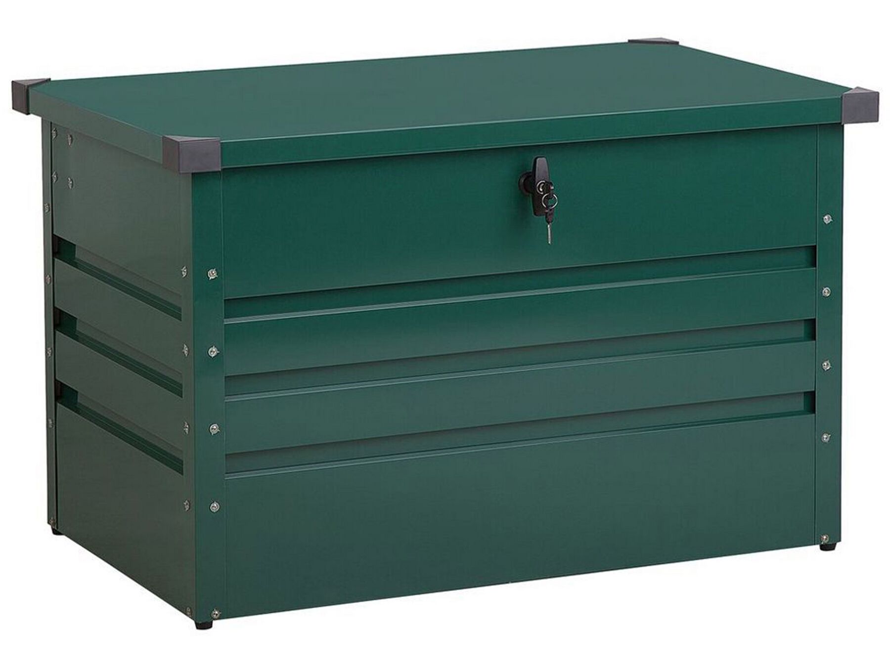 Garden Storage Box 100 x 62 cm Green CEBROSA | Beliani.co.uk