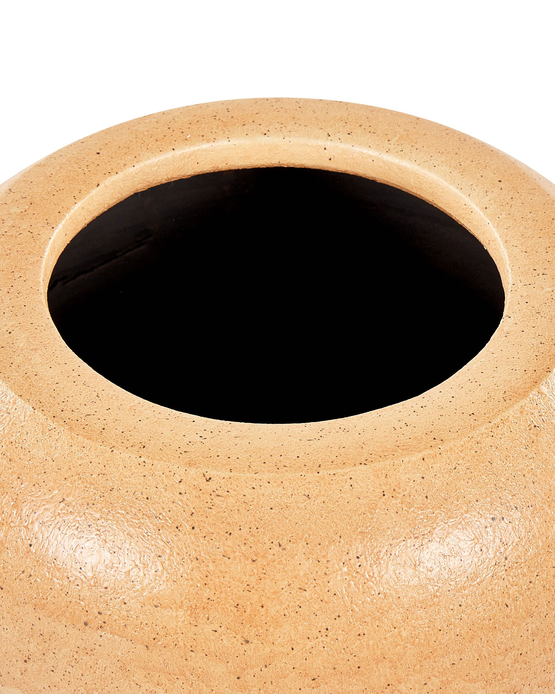 Dekovase Terrakotta orange / beige 34 cm SKIONE | Beliani.at