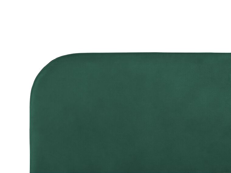 Bed fluweel groen 160 x 200 groen FLAYAT | Beliani.nl