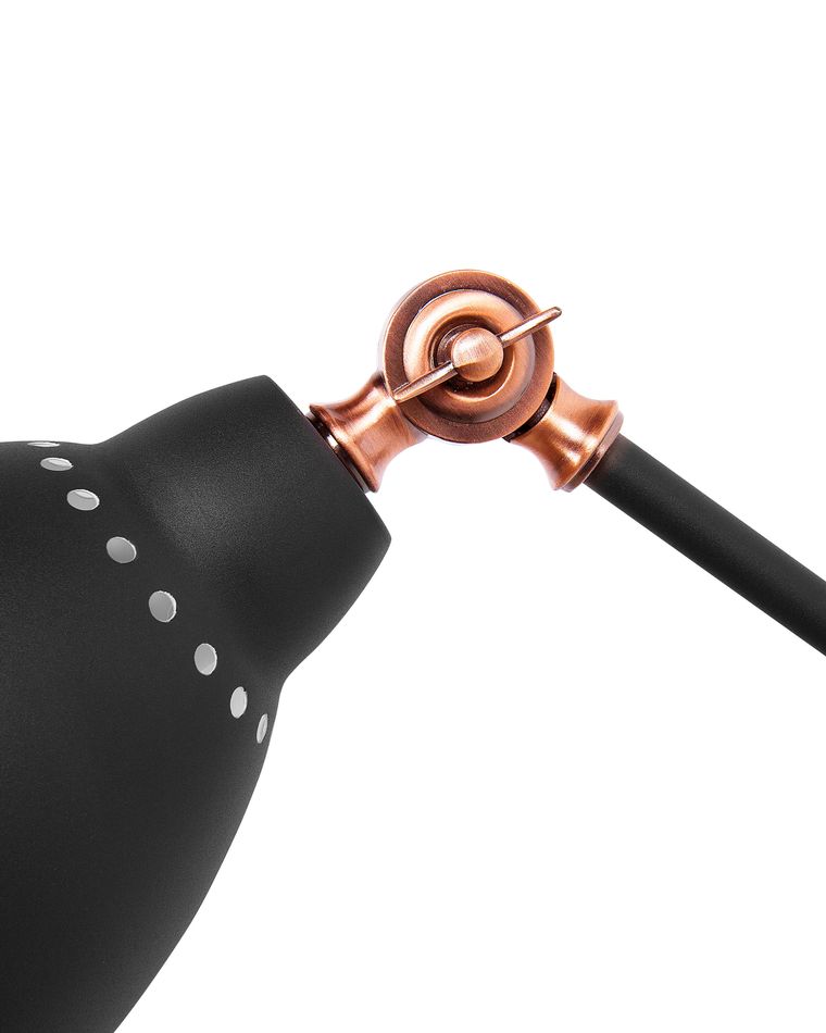 Long Arm Wall Light Graphite Grey MISSISSIPPI | Beliani.co.uk