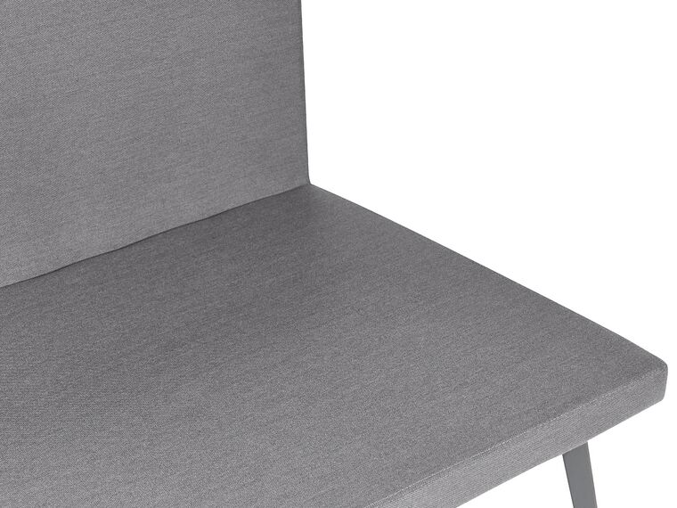 3-istuttava ulkosohva kangas vasenk. harmaa LORETELLO | Beliani.fi