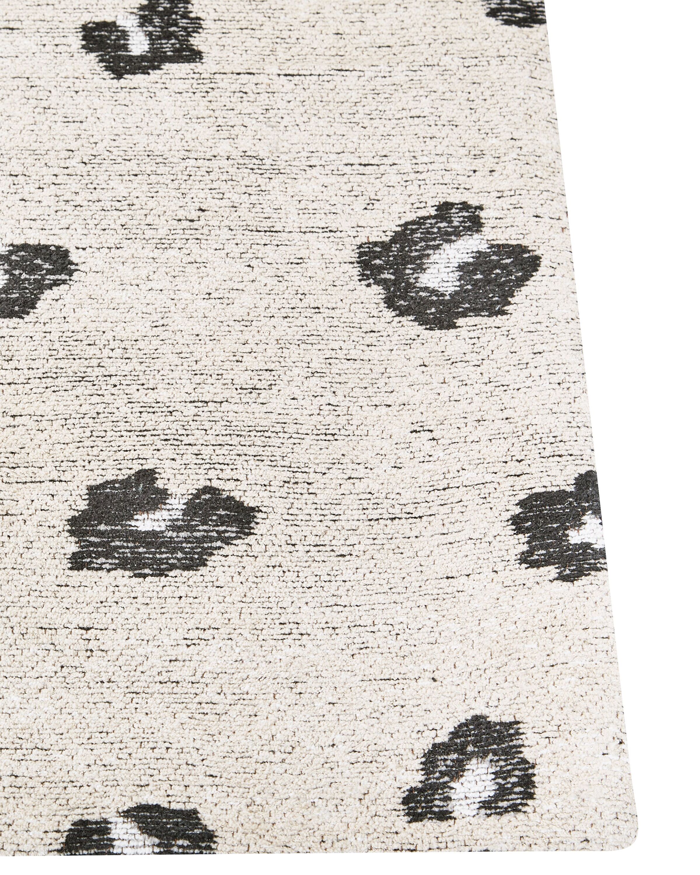 Dywan bawełniany 80 x 150 cm beżowy AFIS | Beliani.pl