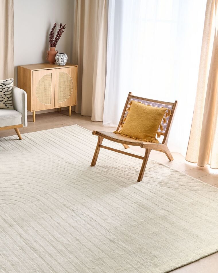 Wool Area Rug 300 x 400 cm Beige DAGARI | Beliani.co.uk