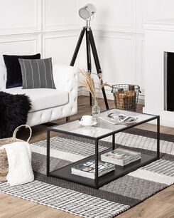 Wool Area Rug 160 x 230 cm Light Beige and Grey BOZOVA | Beliani.co.uk