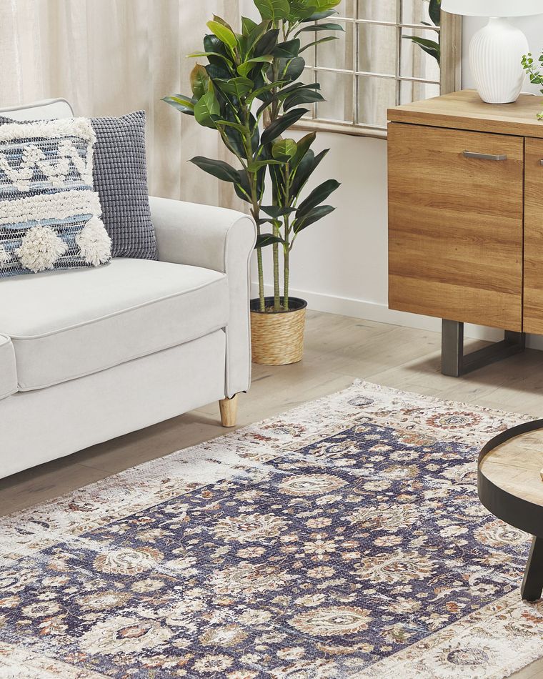 Area Rug 140 x 200 cm Multicolour PELITLI | Beliani.co.uk