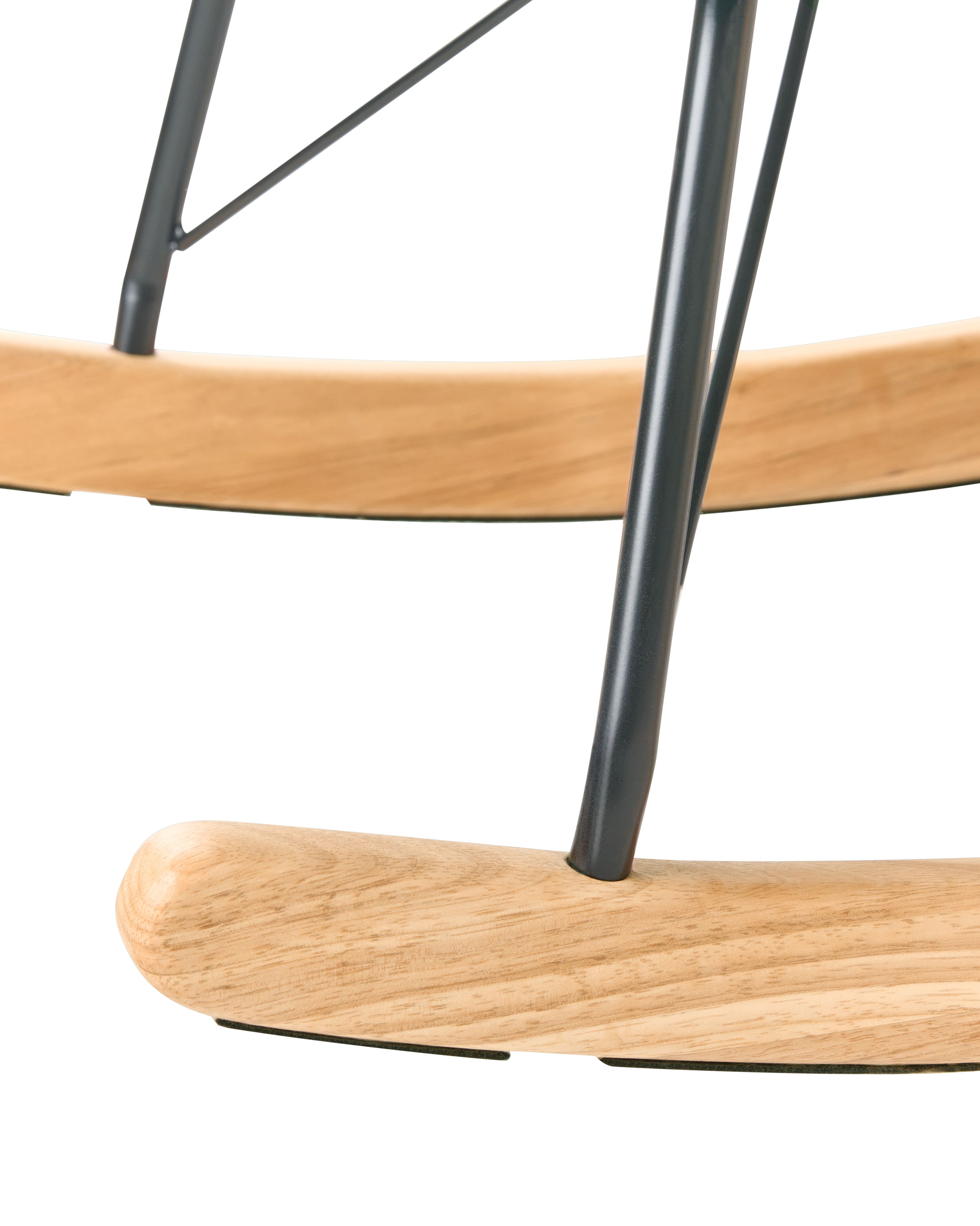 Velvet Rocking Chair Sea Blue ELLAN | Beliani.co.uk