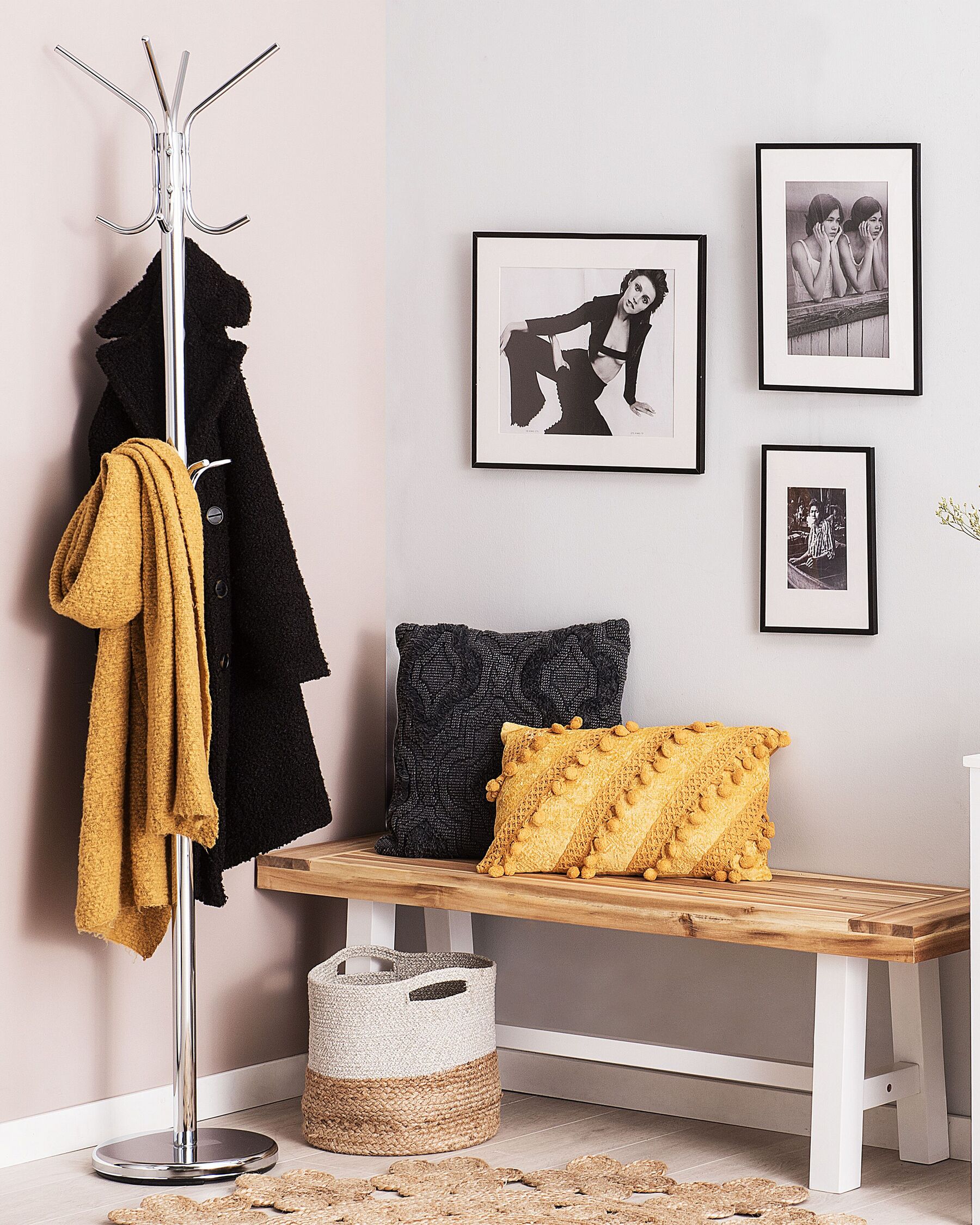 Coat Stand Silver CLAXTON | Beliani.co.uk