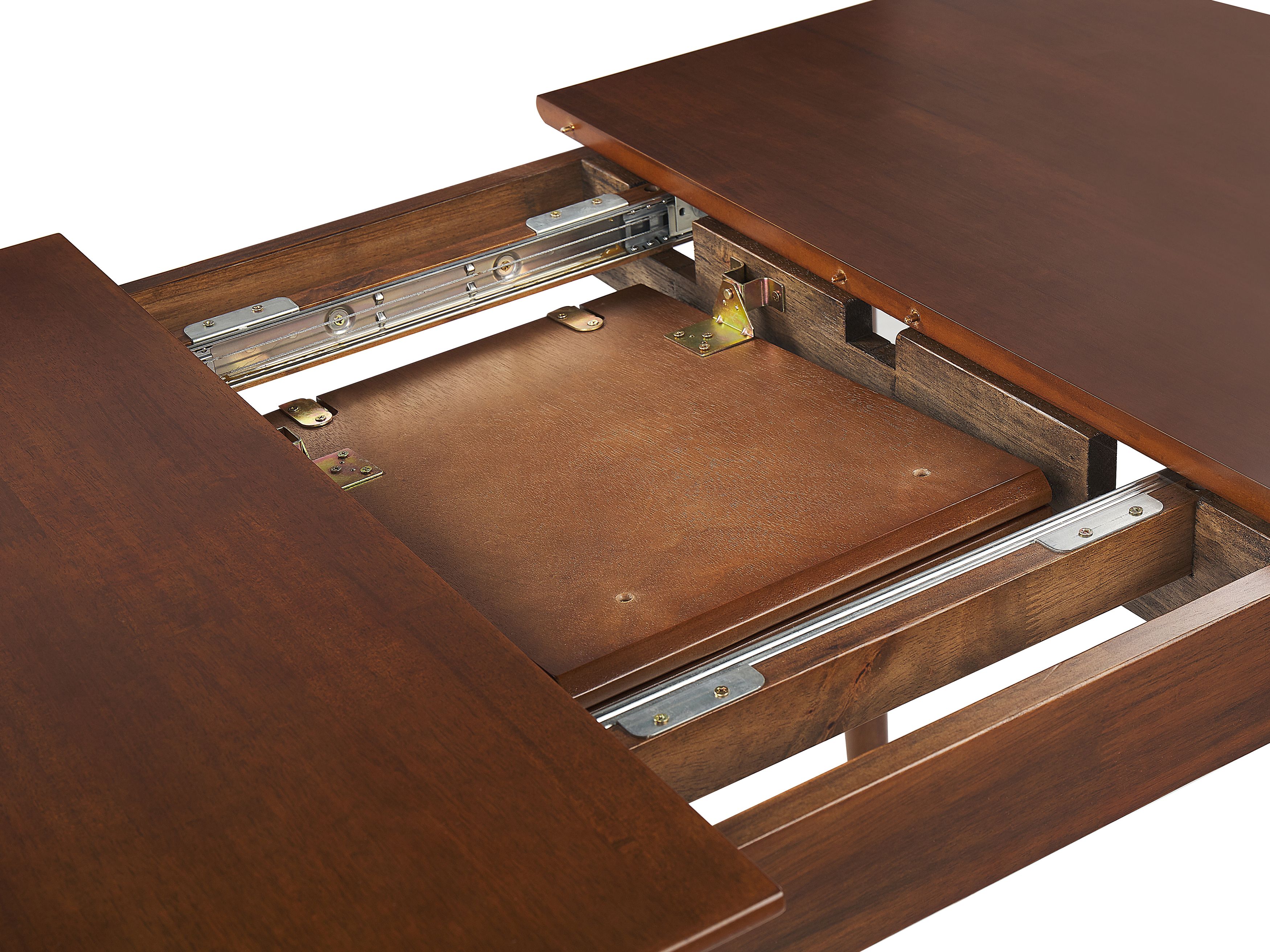 Table à manger extensible 100/130 x 80 cm bois foncé TOMS | Beliani.fr