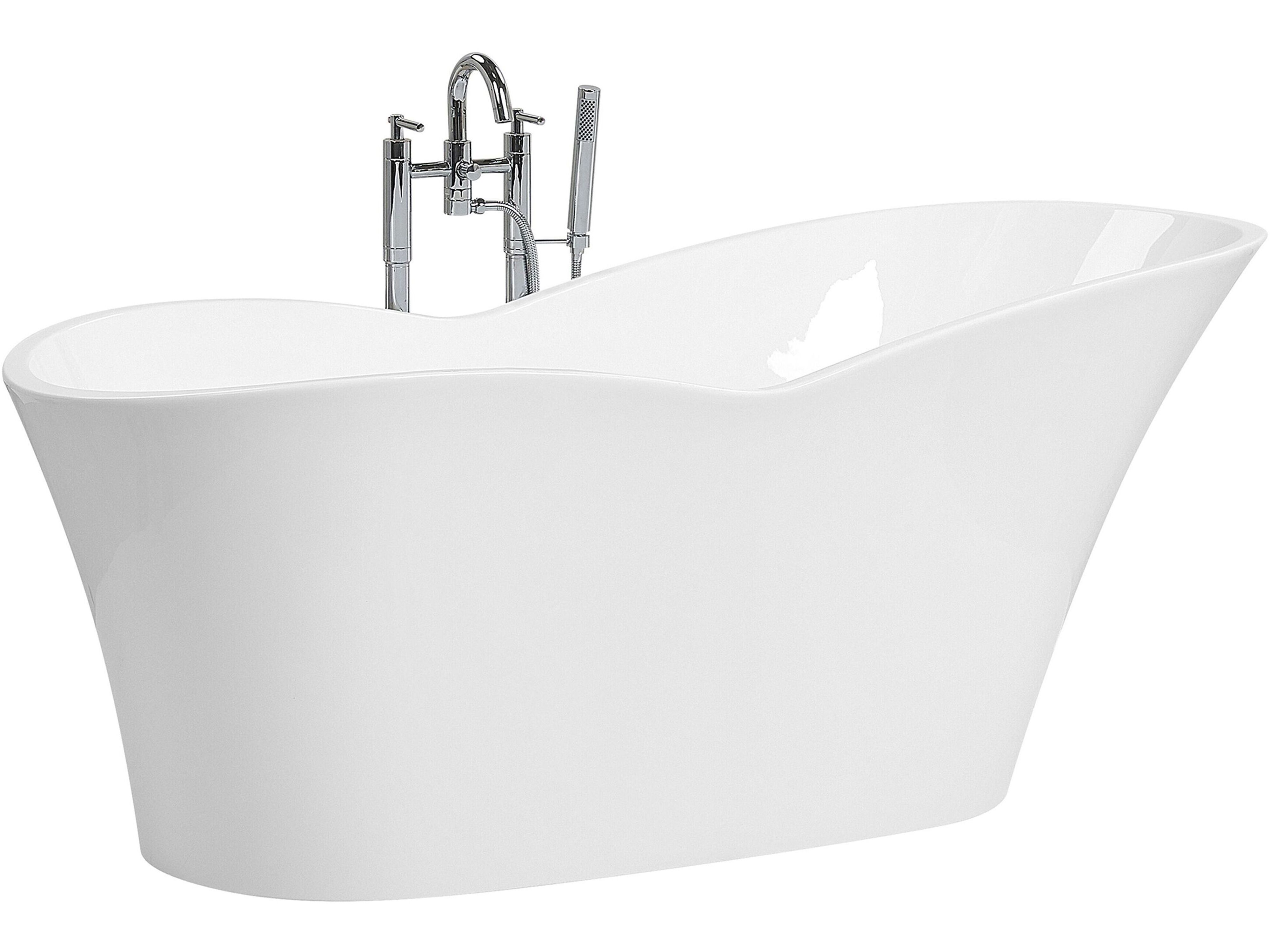 Vasca da bagno freestanding bianca DULCINA | Beliani.it