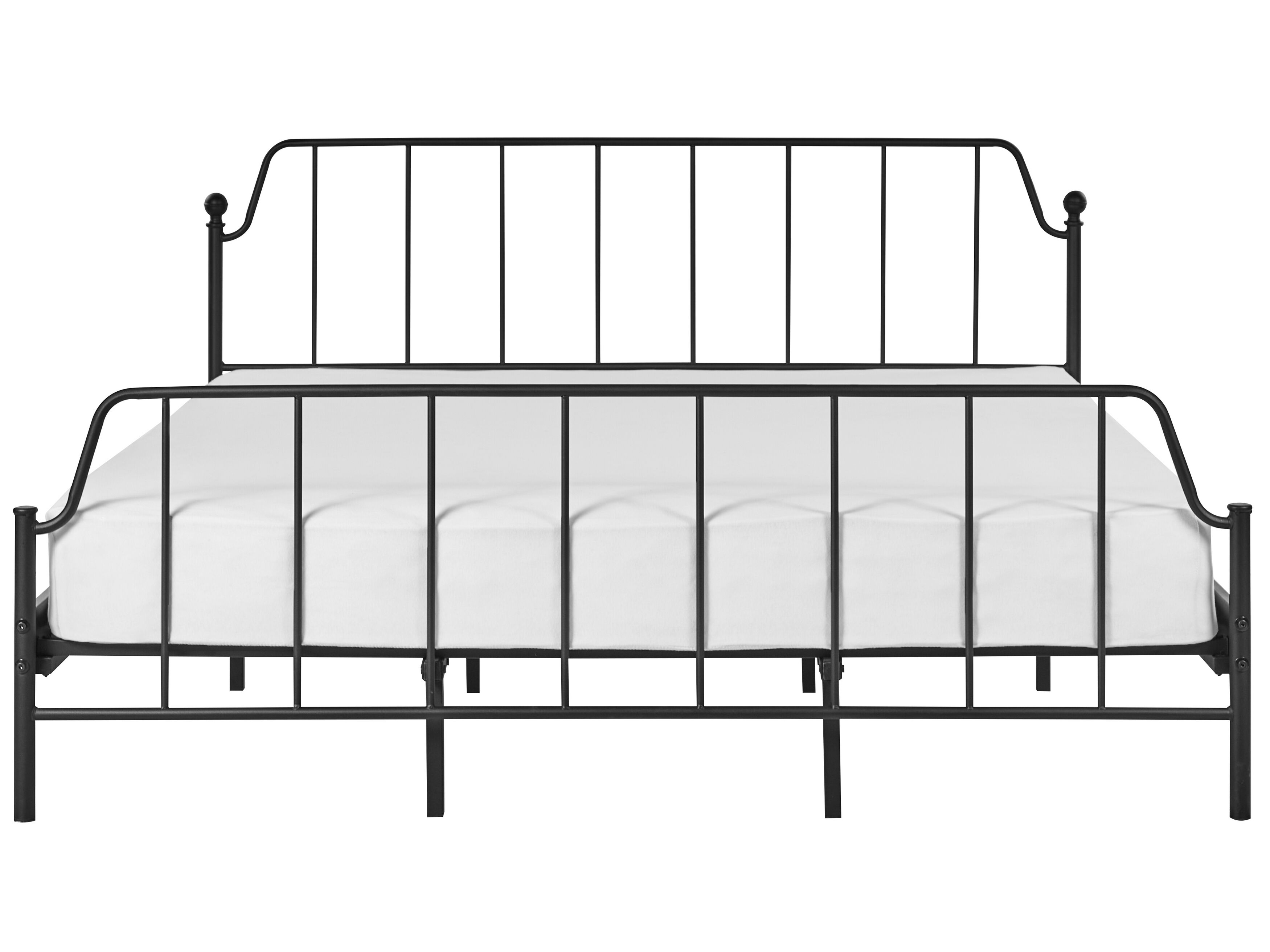 Parisänky rauta musta 180 x 200 cm MAURESSAC | Beliani.fi