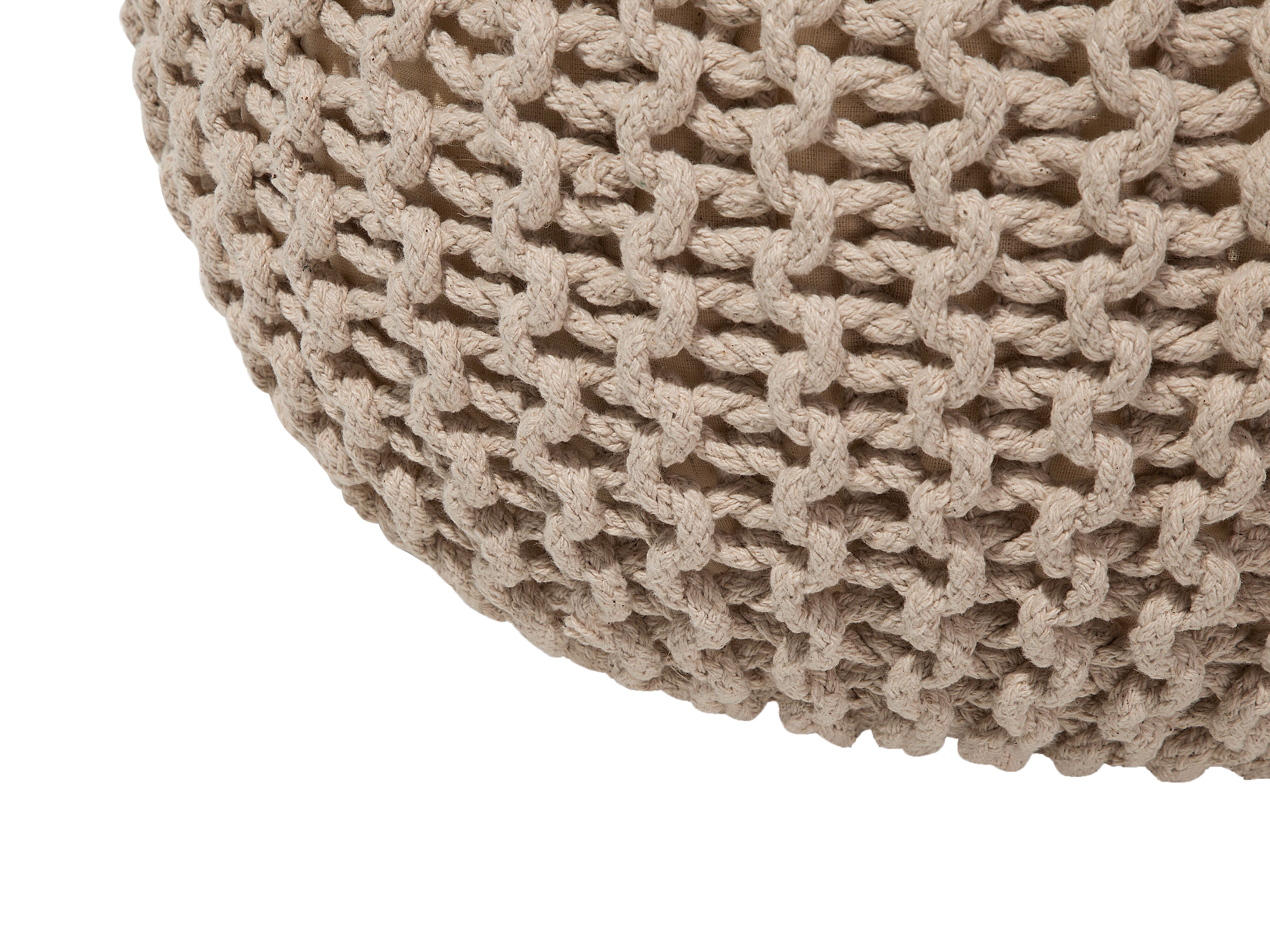 Poef beige CONRAD S | Beliani.nl