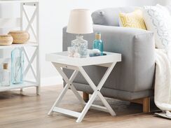 Table appoint blanche FOSTER | Beliani.fr